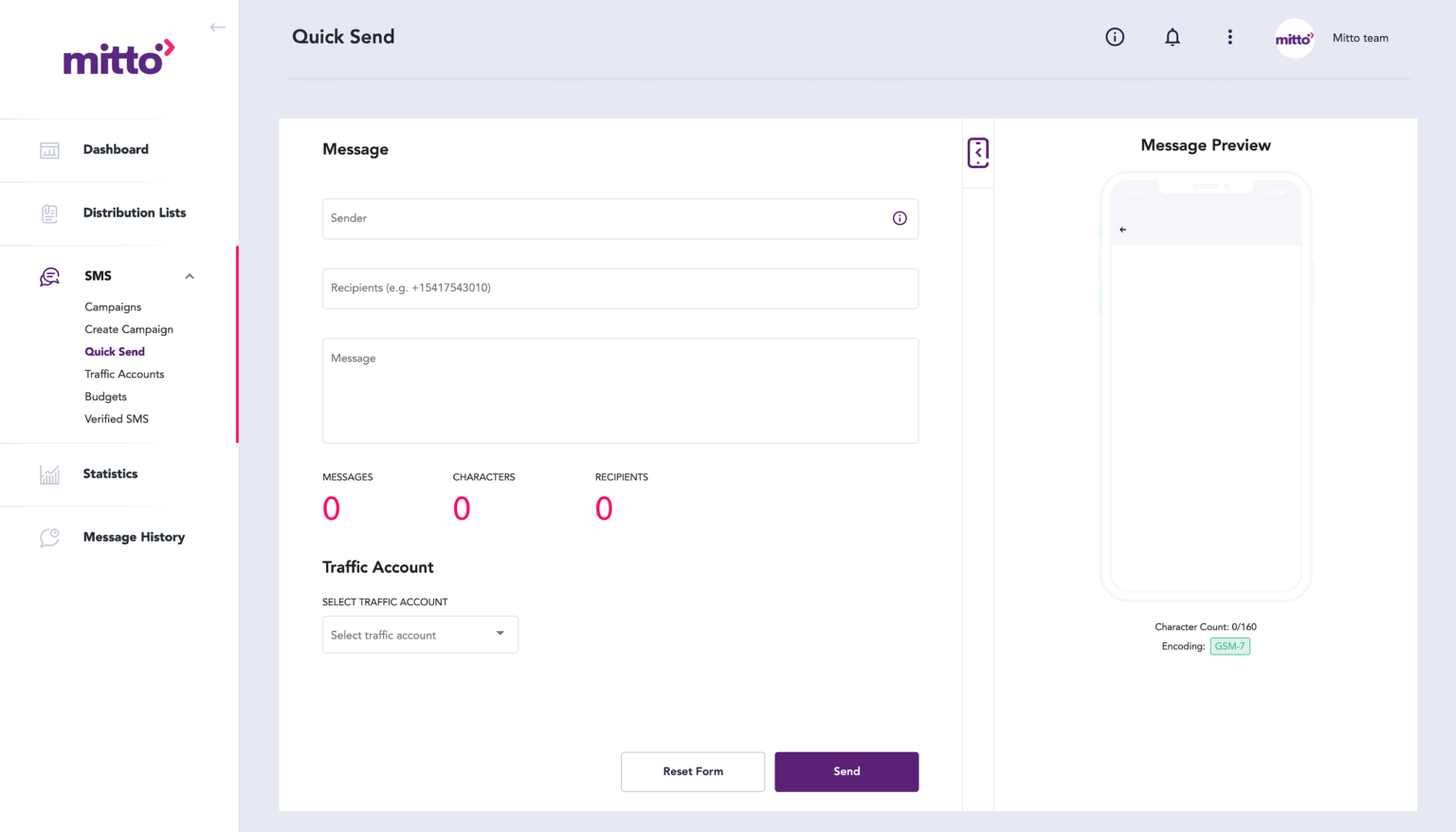 SMS Campaign Manager Guide - Mitto API Developer Hub