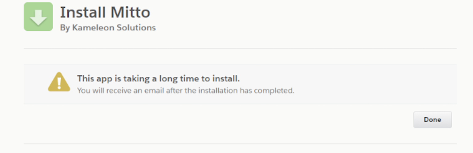 Salesforce Installation Guide - Mitto API Developer Hub
